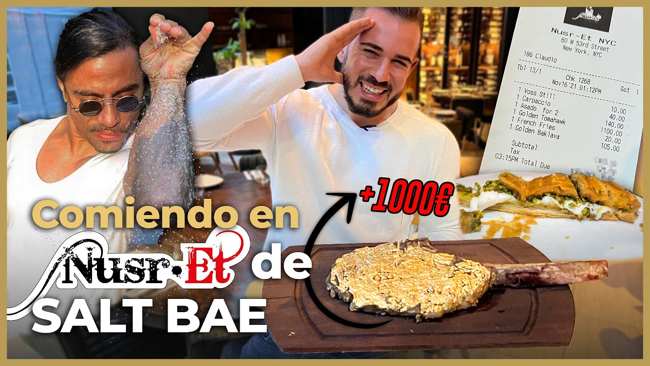 Probando el TOMAHAWK DE ORO en NUSR-ET NUEVA YORK de SALT BAE - Casi ...