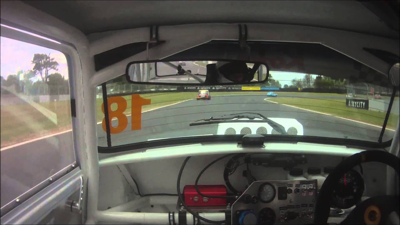 super mini challenge nz round 2 race two handicap onboard car 18 - YouTube