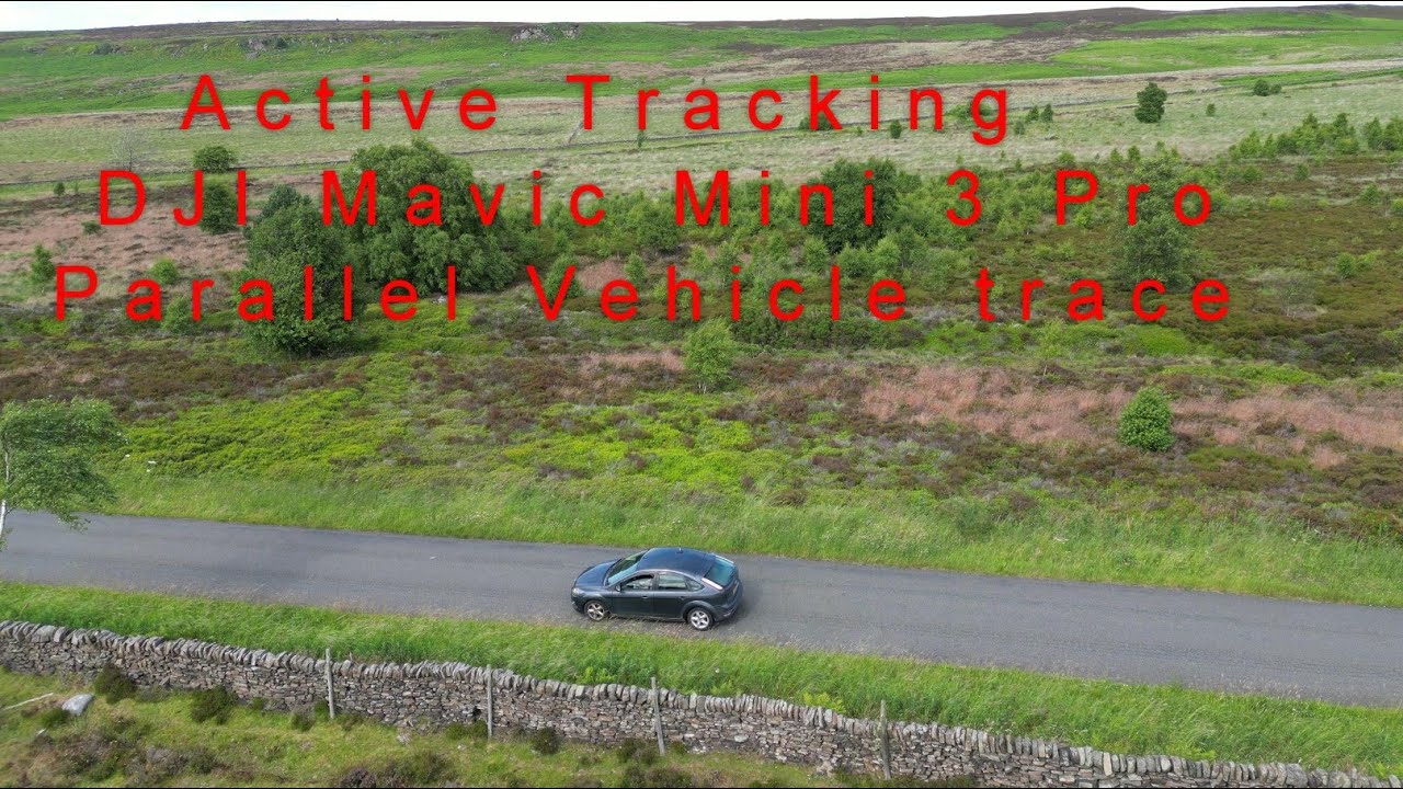 DJI Mavic Mini 3 Pro parallel active track Car - YouTube