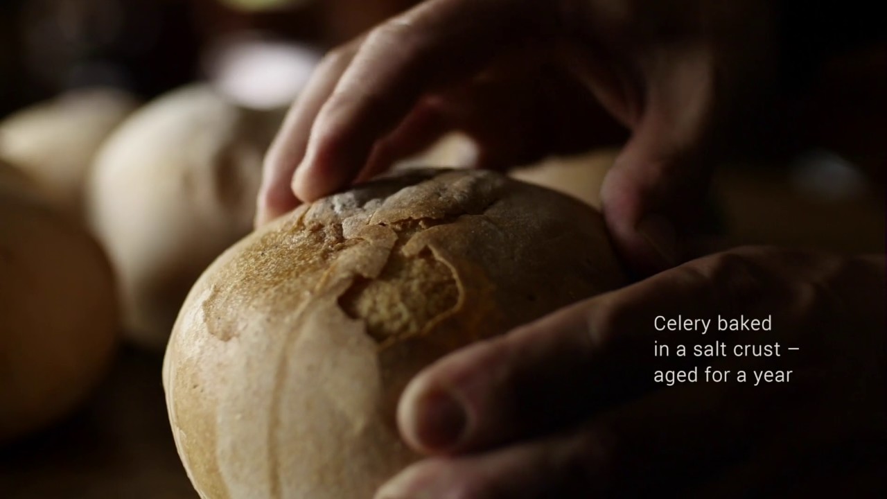 Celery in a salt crust - YouTube