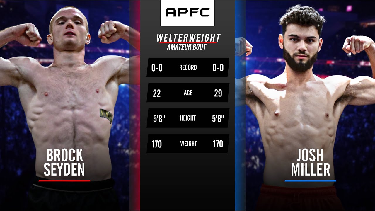 APFC 6: BROCK SEYDEN VS JOSH MILLER | #MMA #FULLFIGHT - YouTube