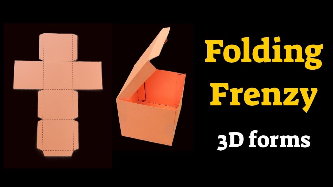3D Paper forms FOLDING FRENZY Demo #4: Art class tutorials for art ...