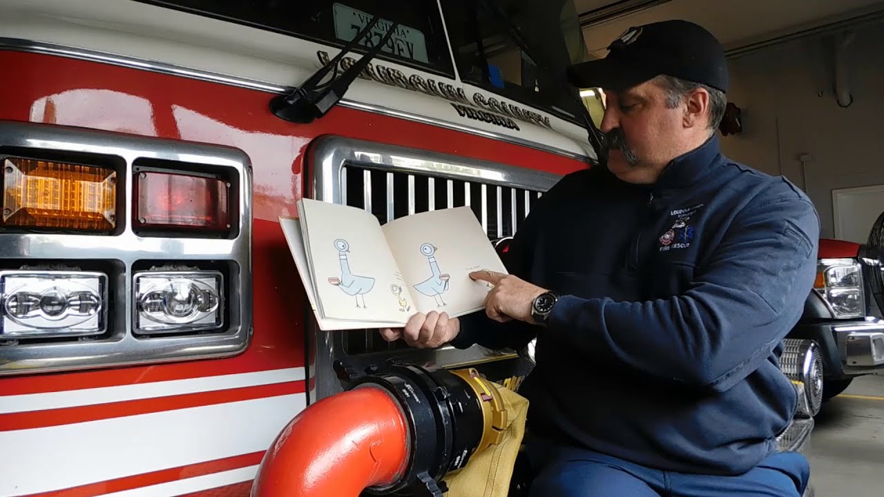 Books and Badges Con el Bombero Matthew Sheehan: ¡La Paloma encuentra ...