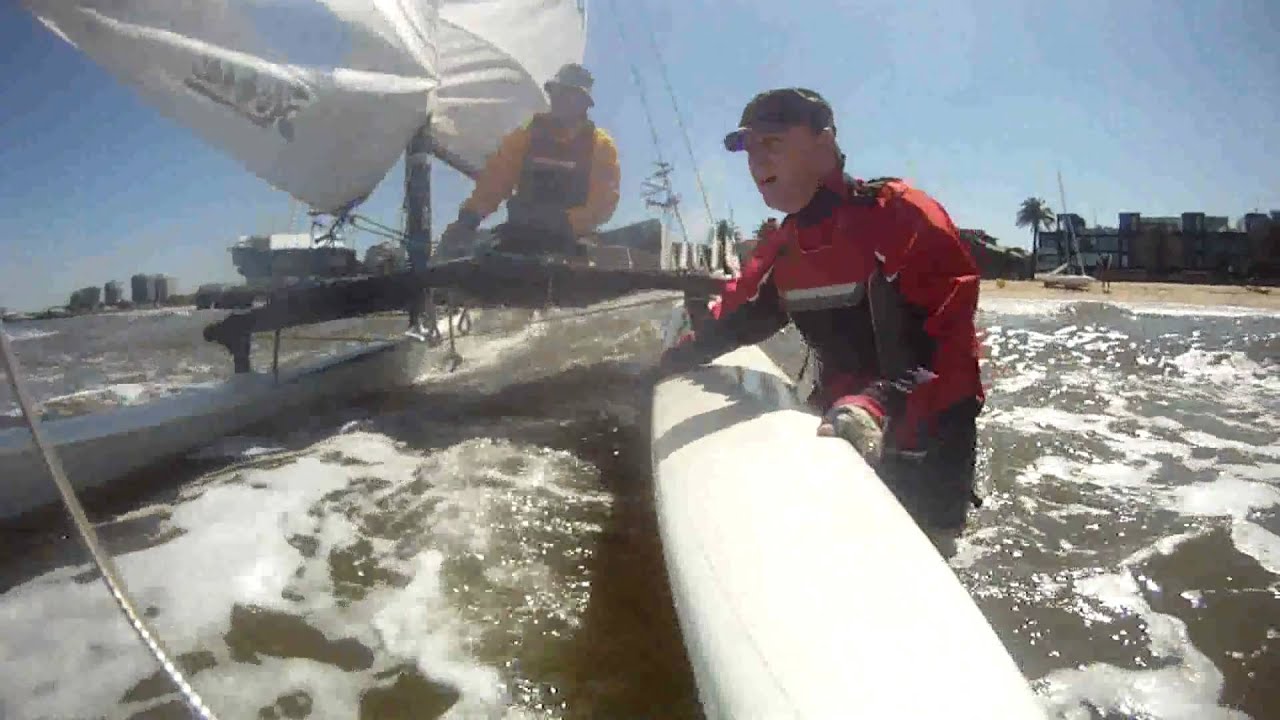 Sailing Hobie 16 Port Melbourne, Pitch Pole - YouTube