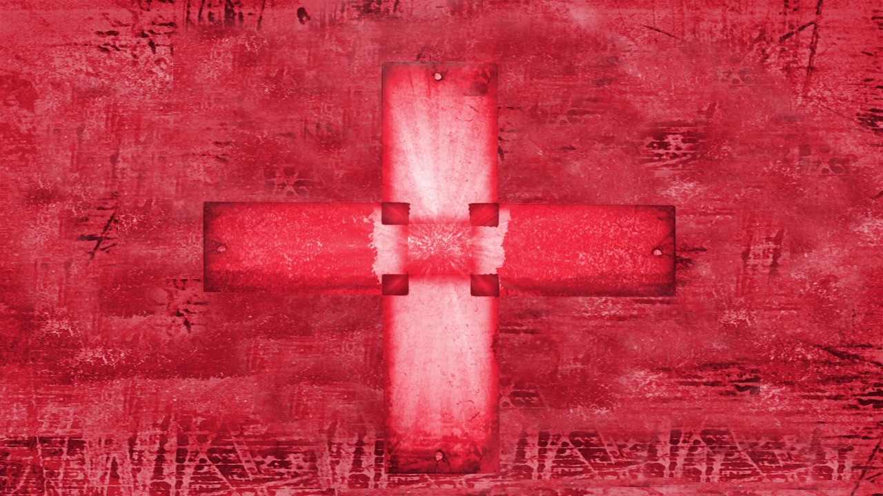 Cross Background Loop Seamless Red Pink Grunge Cross for Song Support ...