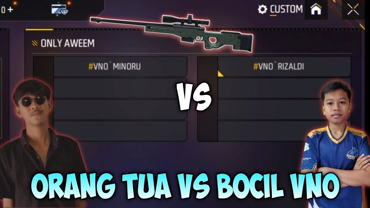ONLY AWM! BOCIL VNO VS ORANG TUA - TOUR CS VAGENORM - YouTube