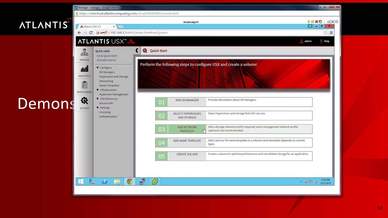 Webinar: Atlantis USX Software-Defined Storage Solution (Demo) - 2015 ...