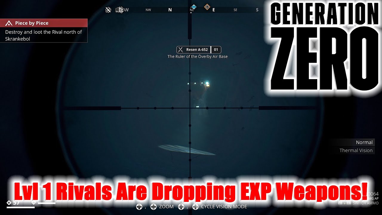 Generation Zero S2 EP58 Lvl 1 Rivals Are Dropping EXP Weapons! - YouTube