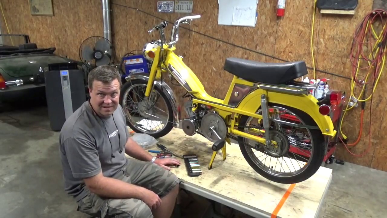 Motobecane Moped Restoration Ep. 18. Finishing Touches Pt 1 - YouTube