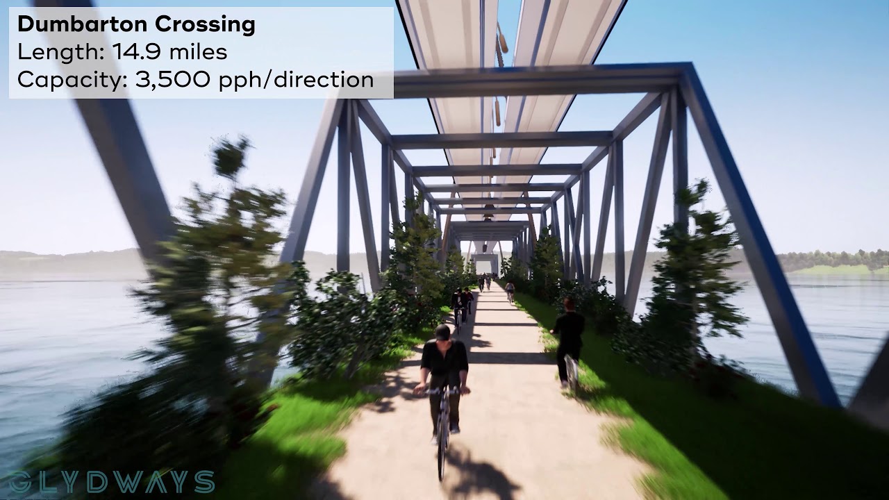 Glydways Crossing the Dumbarton Transit Corridor - YouTube