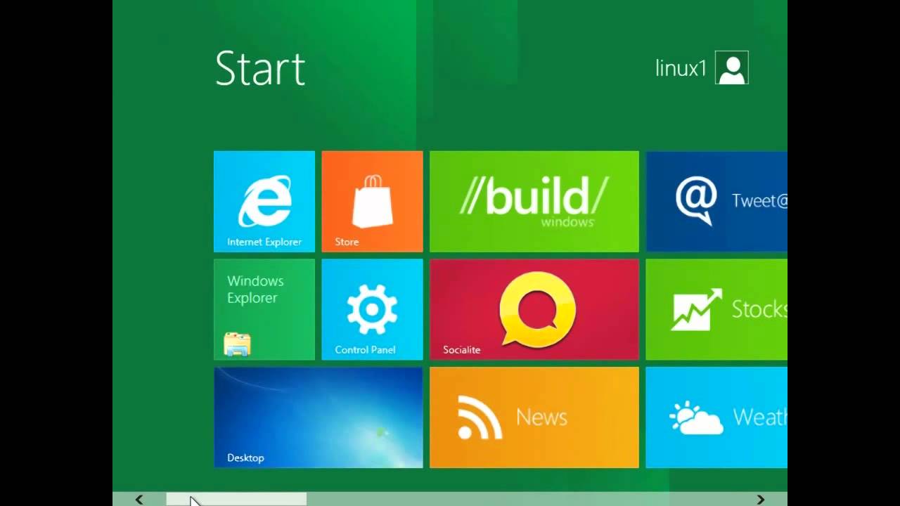 Windows 8 Developer Preview with developer tools 64bit - YouTube