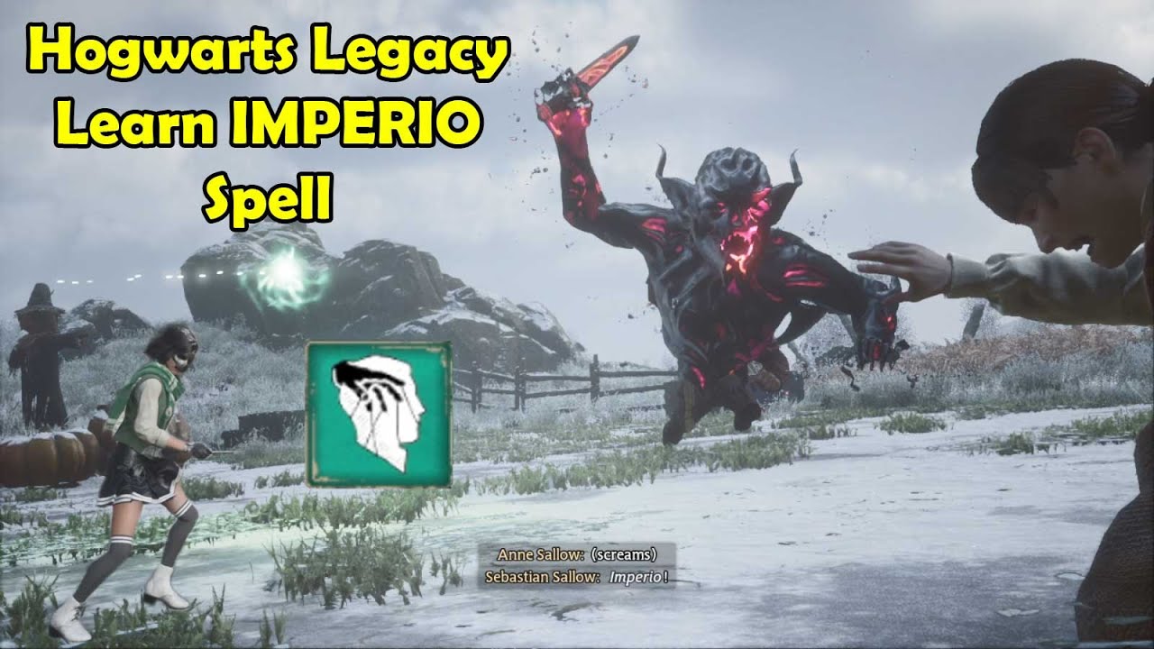 How To Learn Imperio Spell Hogwarts Legacy - YouTube