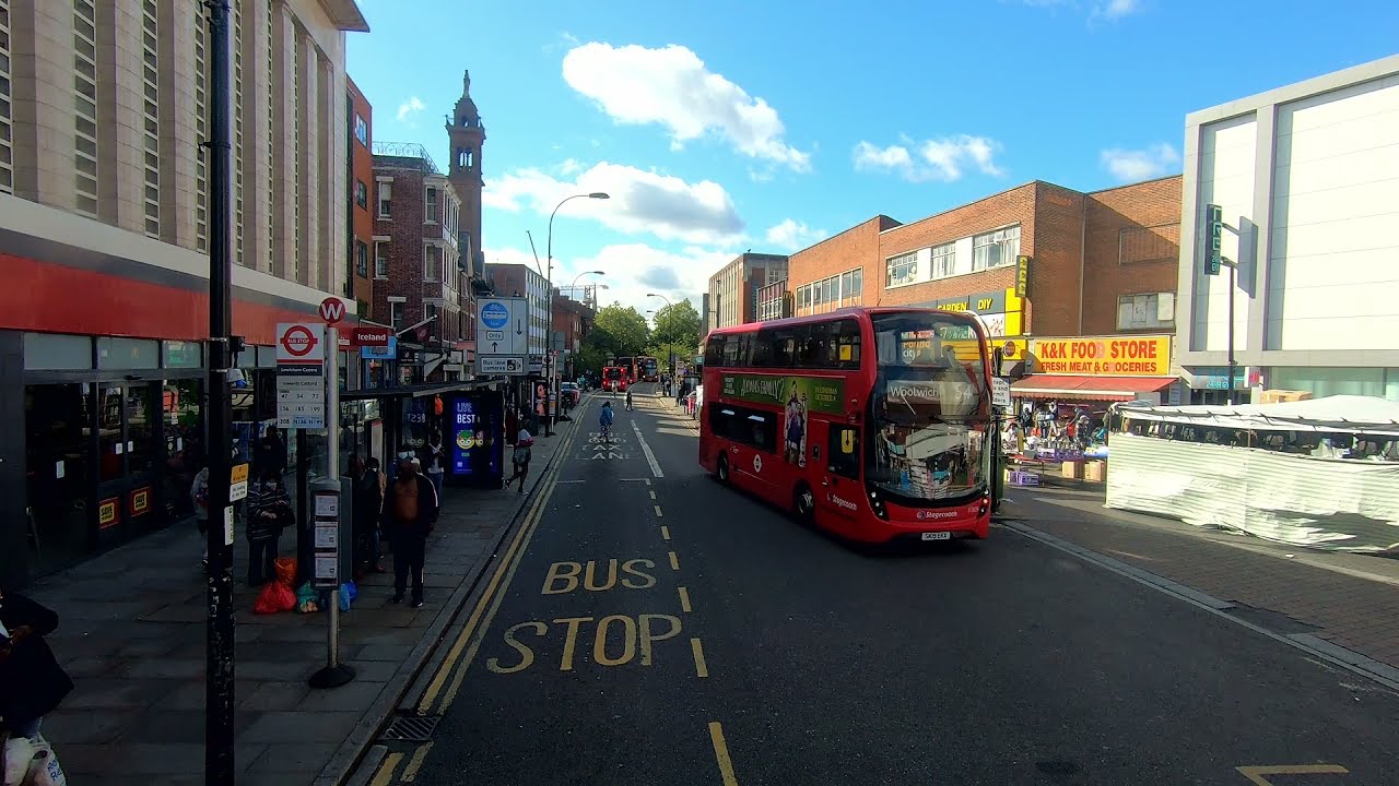 London BUS Ride 🇬🇧 Route 75 - LEWISHAM to CROYDON via Catford, Sydenham ...