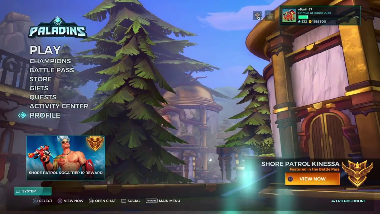 Paladins Ps4 - Ranked | Front main| Trying to promote - YouTube