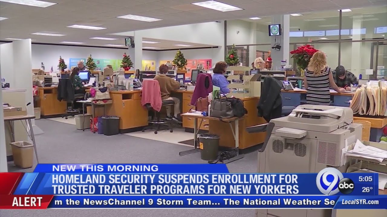U.S. Department of Homeland Security Suspends Trusted Traveler Programs - YouTube