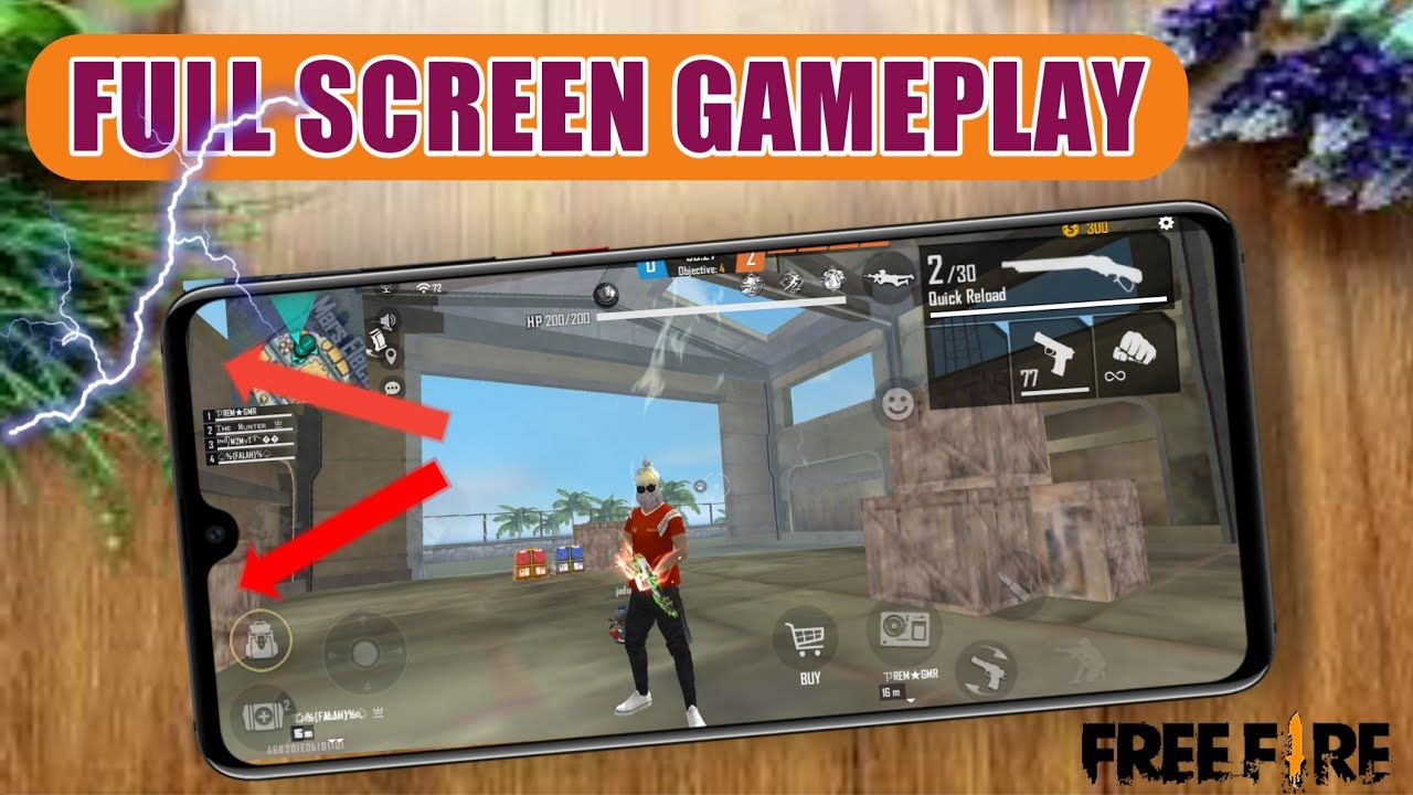 Free Fire Full Screen Setting Problem Solved || FreeFire Full Screen ...