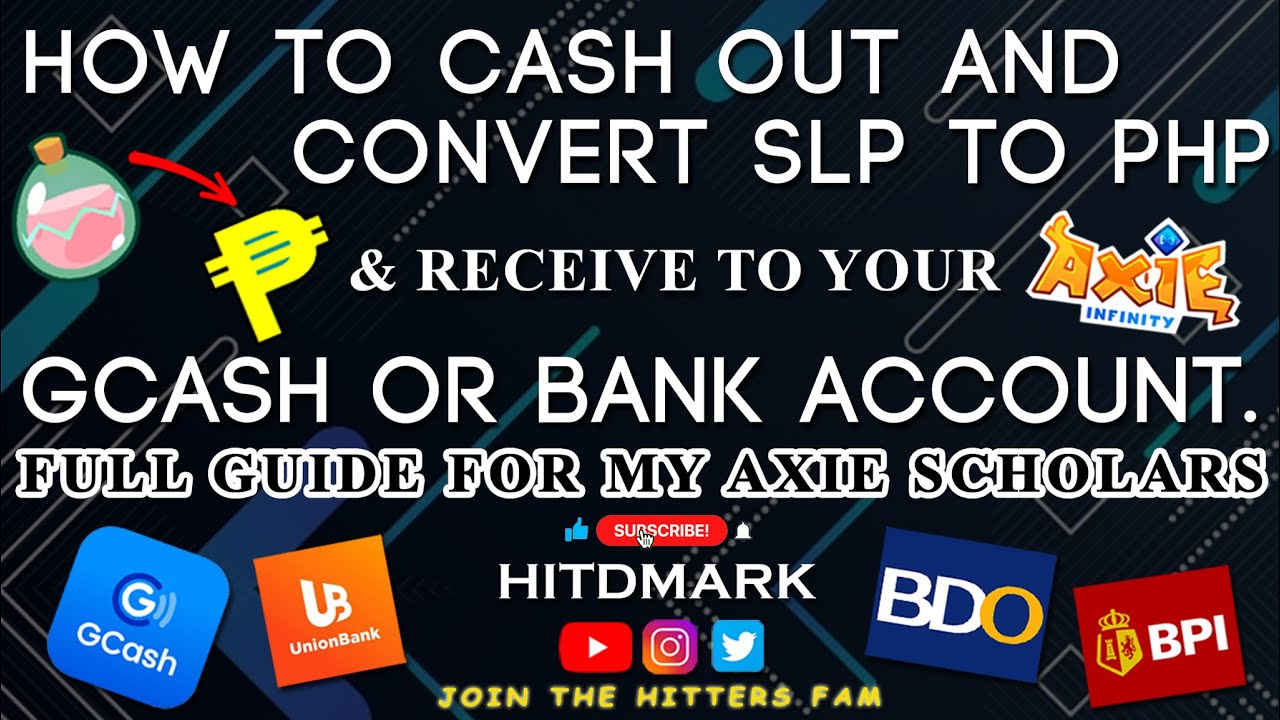 How to Cash Out SLP to PHP: Full Guide for my Axie Scholars - YouTube