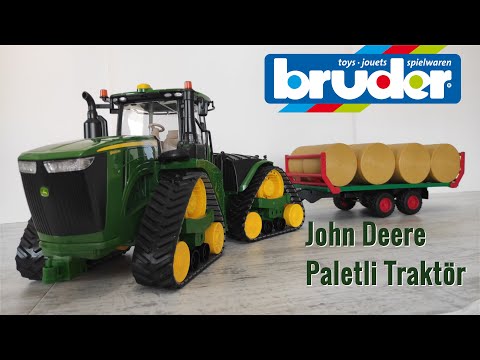 Bruder John Deere Paletli Traktör kutu açılışı ve inceleme videosu