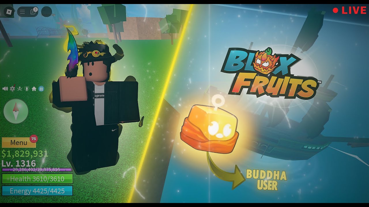 🔴 Roblox [ Blox Fruits Second Sea Level Farming ] Live Stream - YouTube