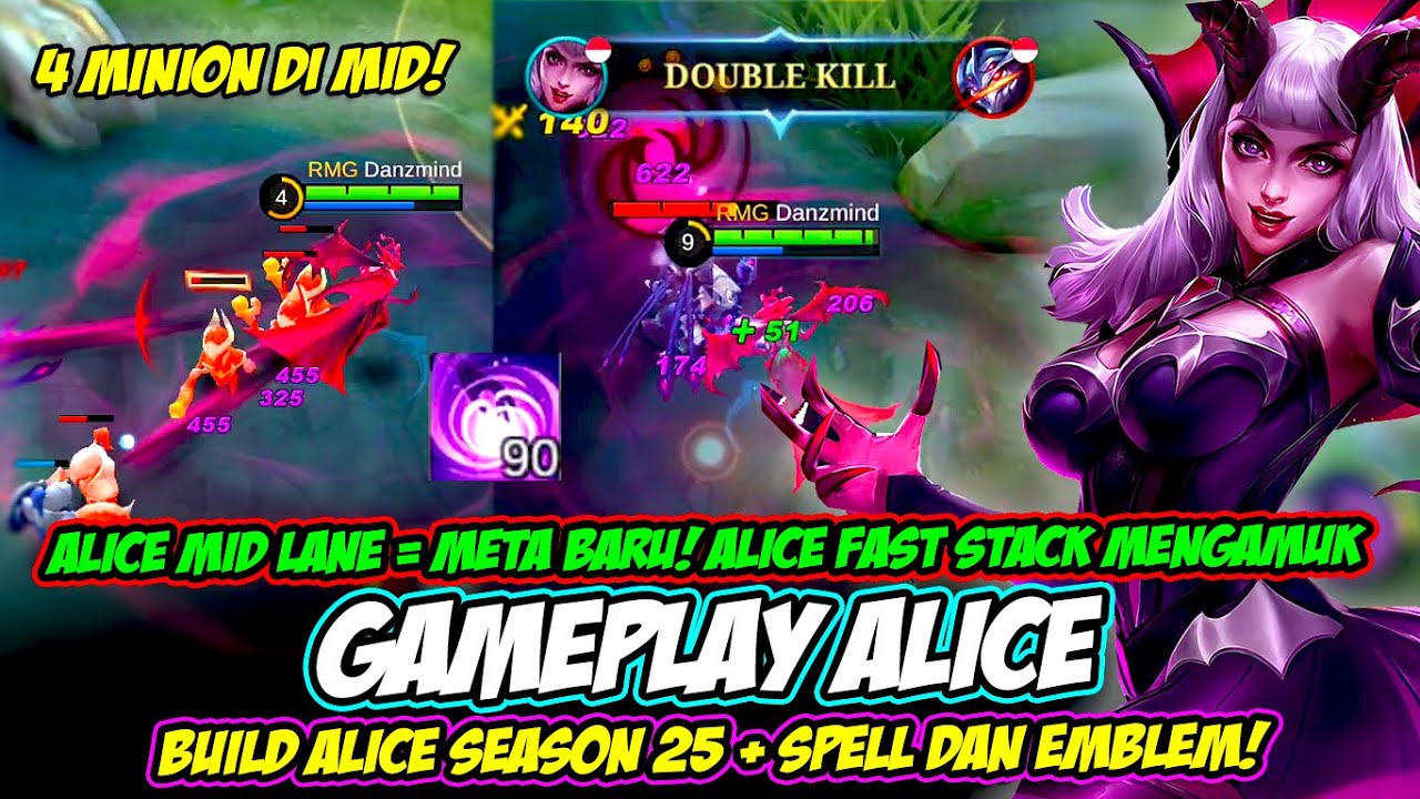META BARU ALICE MID LANE STACK ALICE TERCEPAT BUILD ALICE TERSAKIT ...