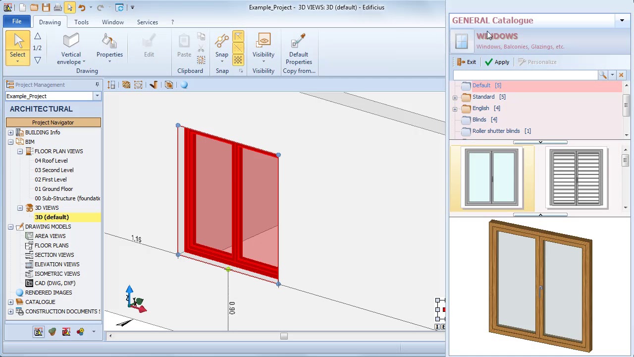 Edificius Tutorial - Window Characteristics and materials - ACCA software - YouTube