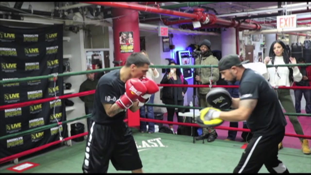 LUIS 'CUBA' ARIAS (FULL & COMPLETE) MEDIA WORKOUT FROM MENDEZ BOXING ...