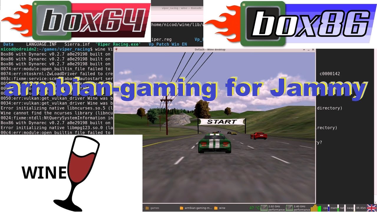 armbian-gaming for Armbian Jammy and Sid / Run Windows games on ARM64 ...
