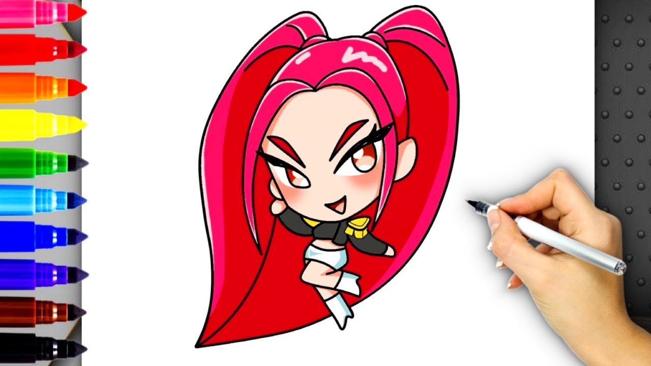 How to Draw Golden Mira Huntrix | Simple & Powerful - YouTube