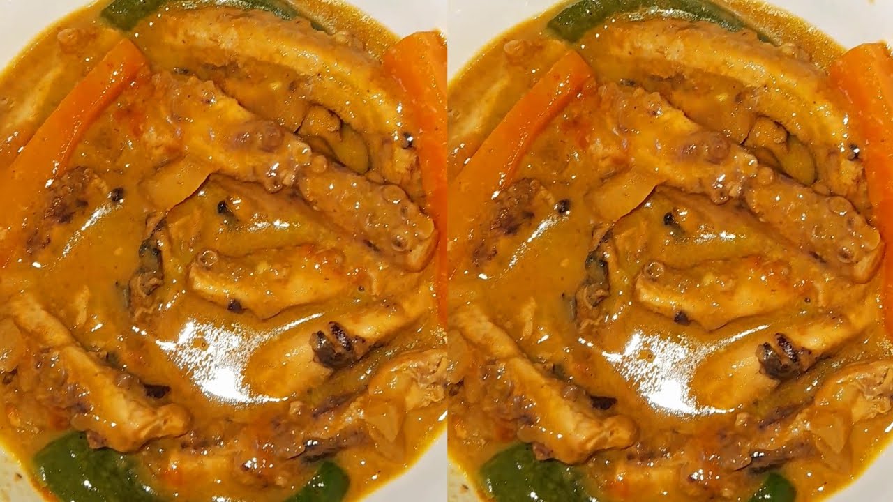 jinsi ya kupika pweza mkavu wa nazi/dry octopus 🐙 in coconut milk ...