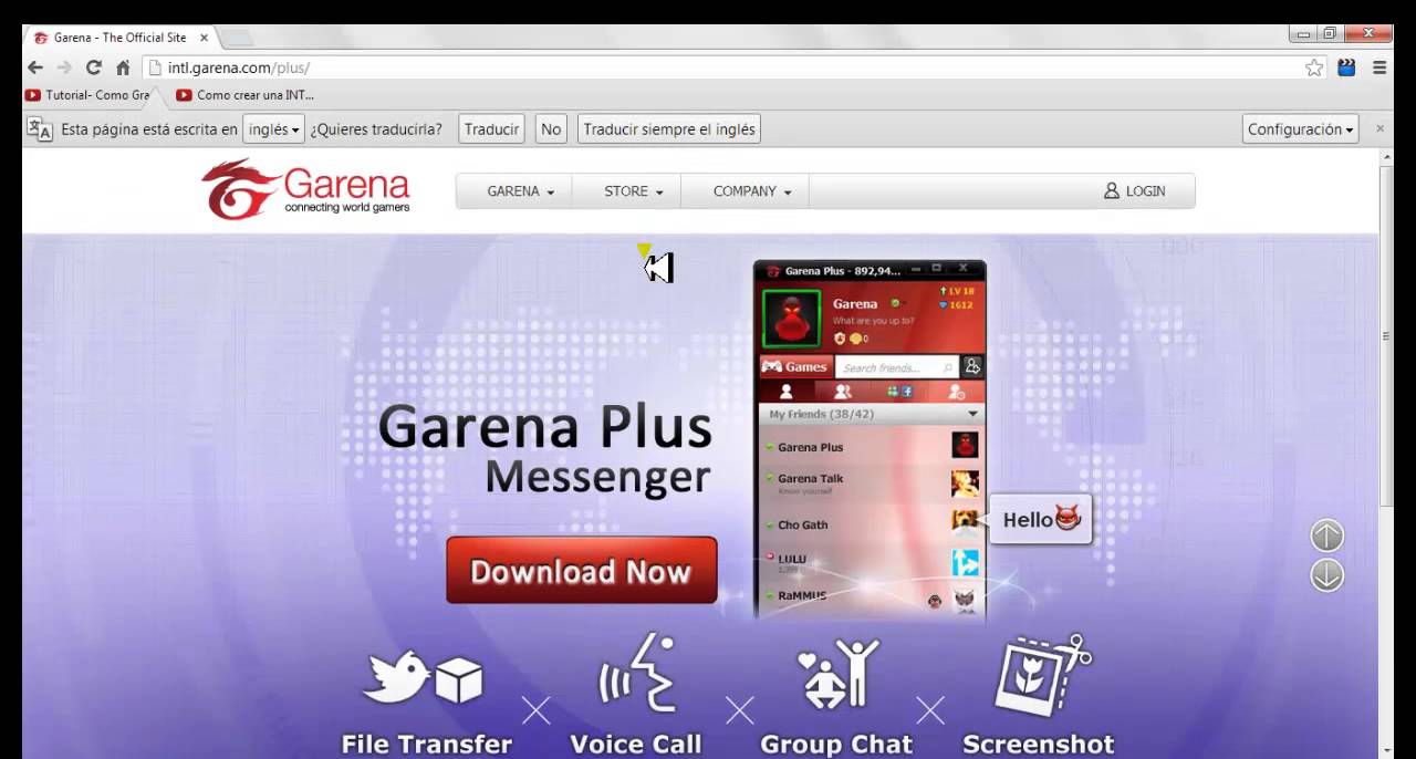 Como Descargar Y Crear Una Cuenta En Garena Plus [2013] - YouTube