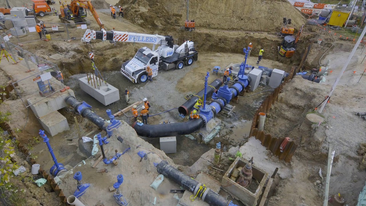 Complex Watermain Adjustment - YouTube