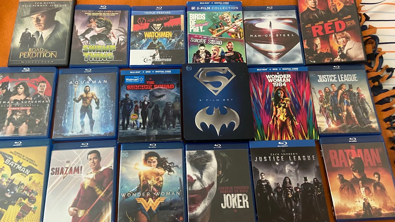 Ranking my DC Film Collection - YouTube
