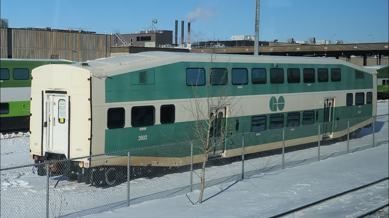 (Decomissioned GO Coach 2602!) GO Transit Willowbrook Yard (01/29/26 ...