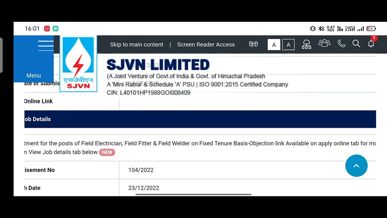 Field Electrician, Field Fitter & Field Welder on Fixed Tenure Basis ...