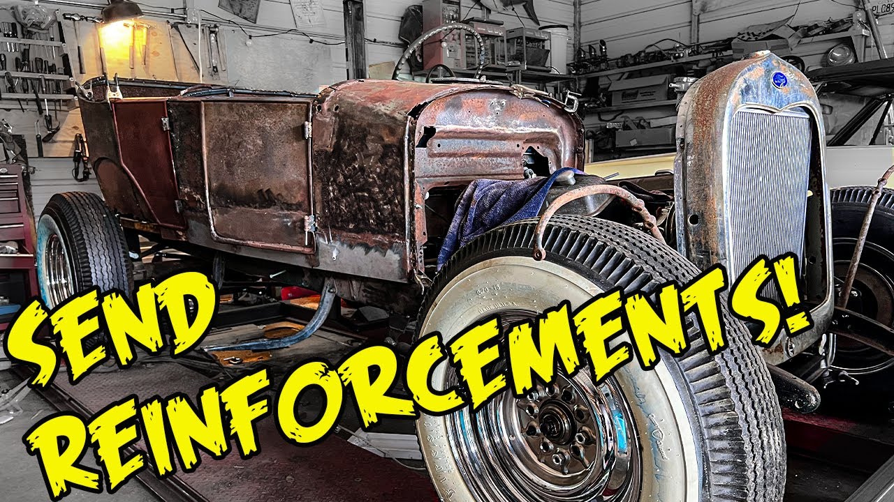 95 Year Old Model T Body Needs HELP! New Bones Of Steel- 1927 Ford ...