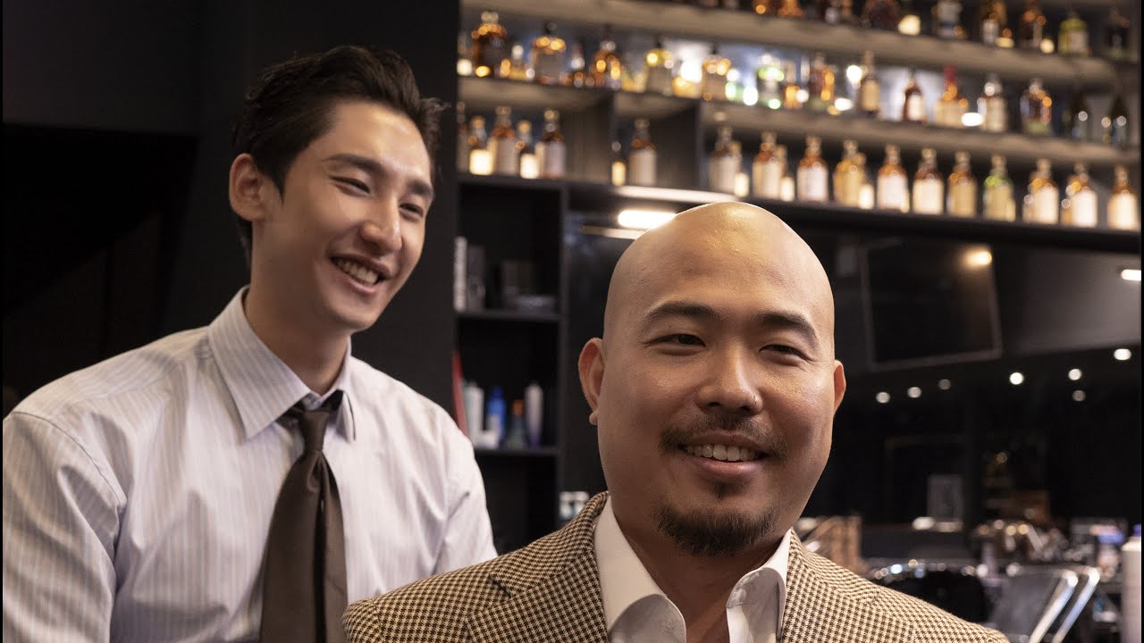 ASMR BARBER💈- Shaving for the Time! Men's Skin head style l 바버샵 스킨헤드 면도 ...