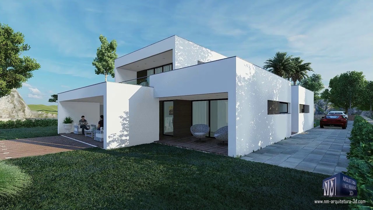 Projeto Moradia T4 de Luxo Moderna - YouTube