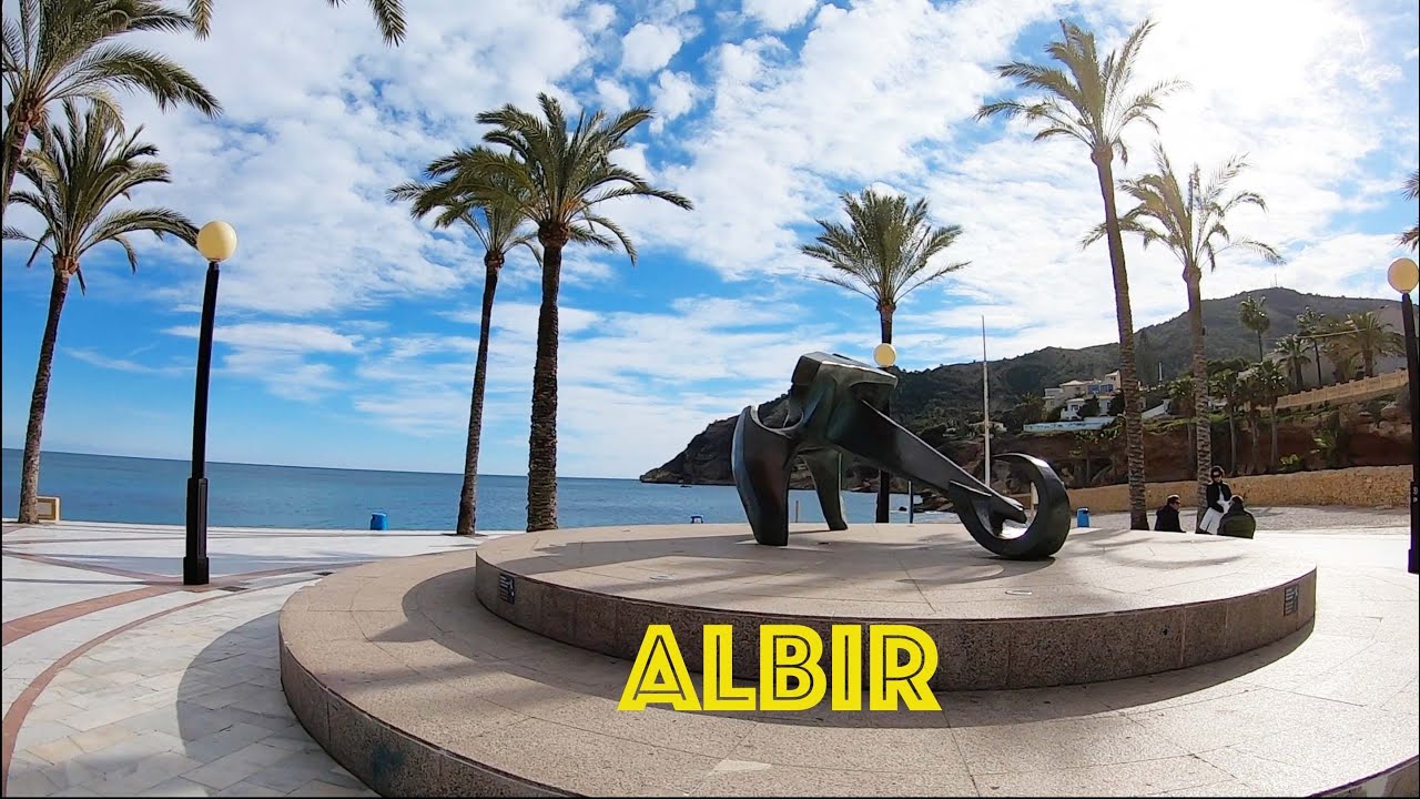 Albir near Benidorm, Costa Blanca, Spain. Walking Tour through Albir to ...