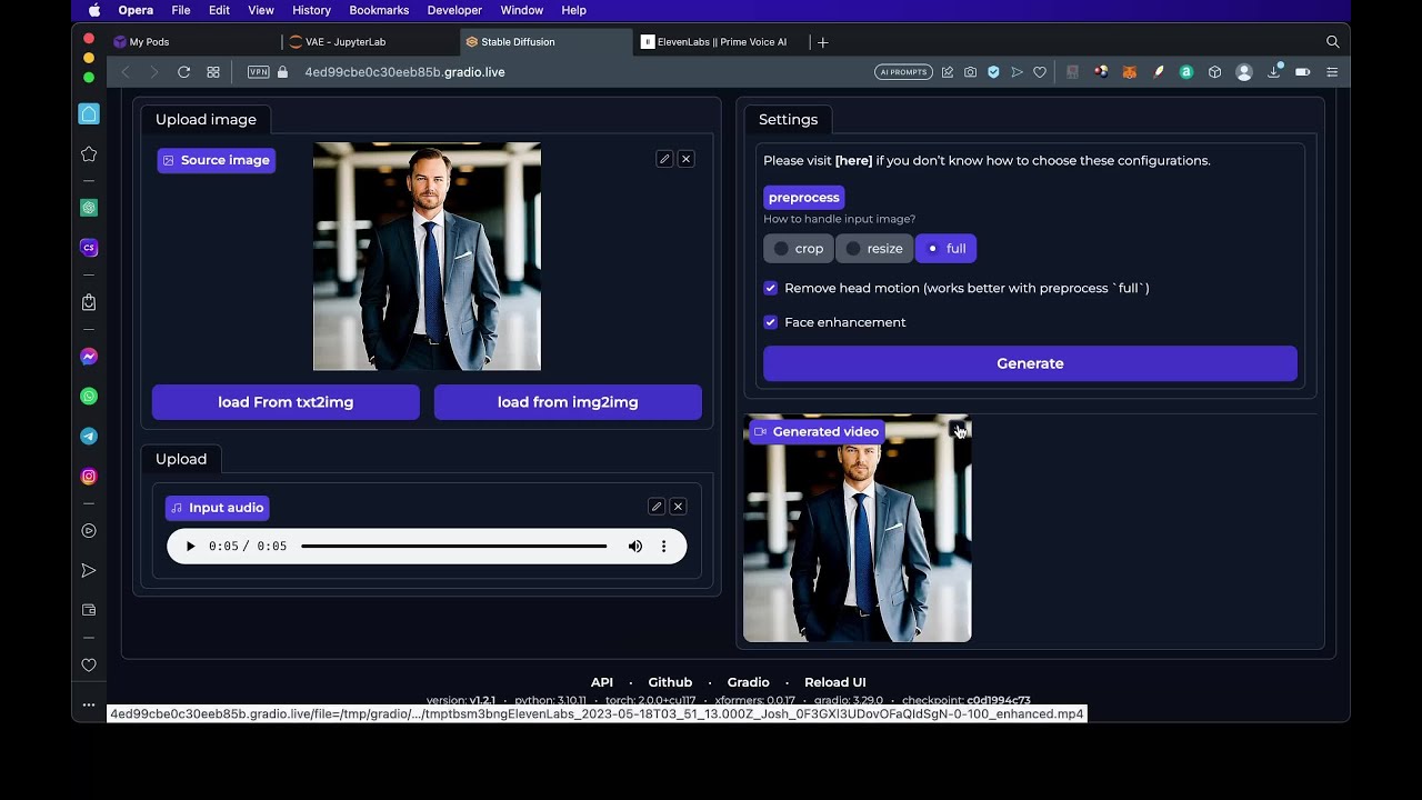 How to use Sad Talker in Automatic 1111 - YouTube