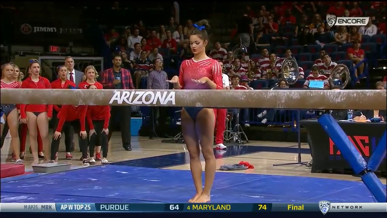 Courtney Cowles Arizona Beam 9.8 2017 - YouTube