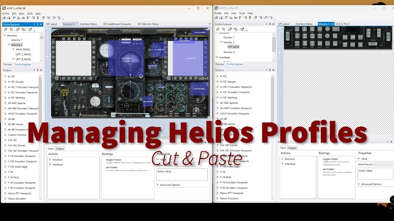 Profile Editor - Using Cut & Paste - YouTube