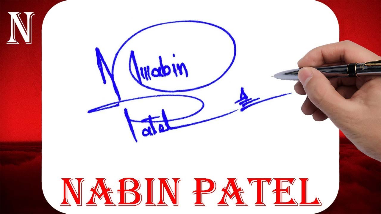 How to signature your name | Autograph | Billinioare signature | Nabin ...