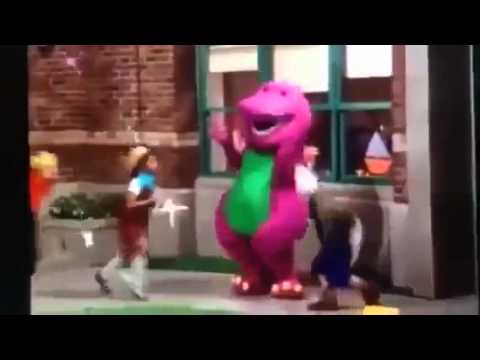 Barney comes to life (It's a Happy Day!) - YouTube