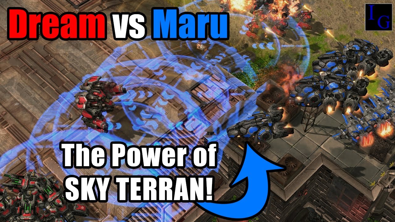 Bio, Mech & SKY TERRAN!? (Dream vs Maru) | StarCraft 2 SC2 Professional ...