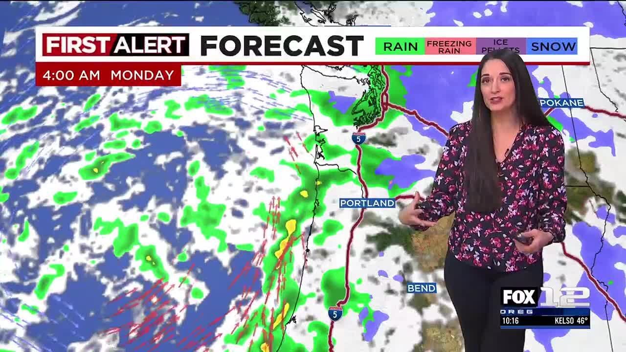 FOX 12 Oregon Saturday evening weather forecast for Portland (11/23 ...