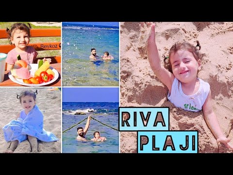 RIVA PLAJI 💦 | BEACH DAY ⛱️ | BREAKFAST AT THE BEACH | SWIMMING FIRST TIME 🤩 |BABYZEENAT VLOGS 🐣