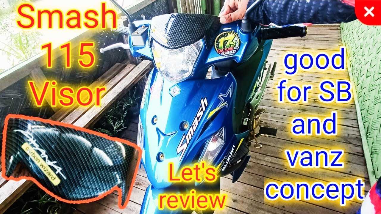 Smash 115 Visor review | good for Street bike and vanz concept ...