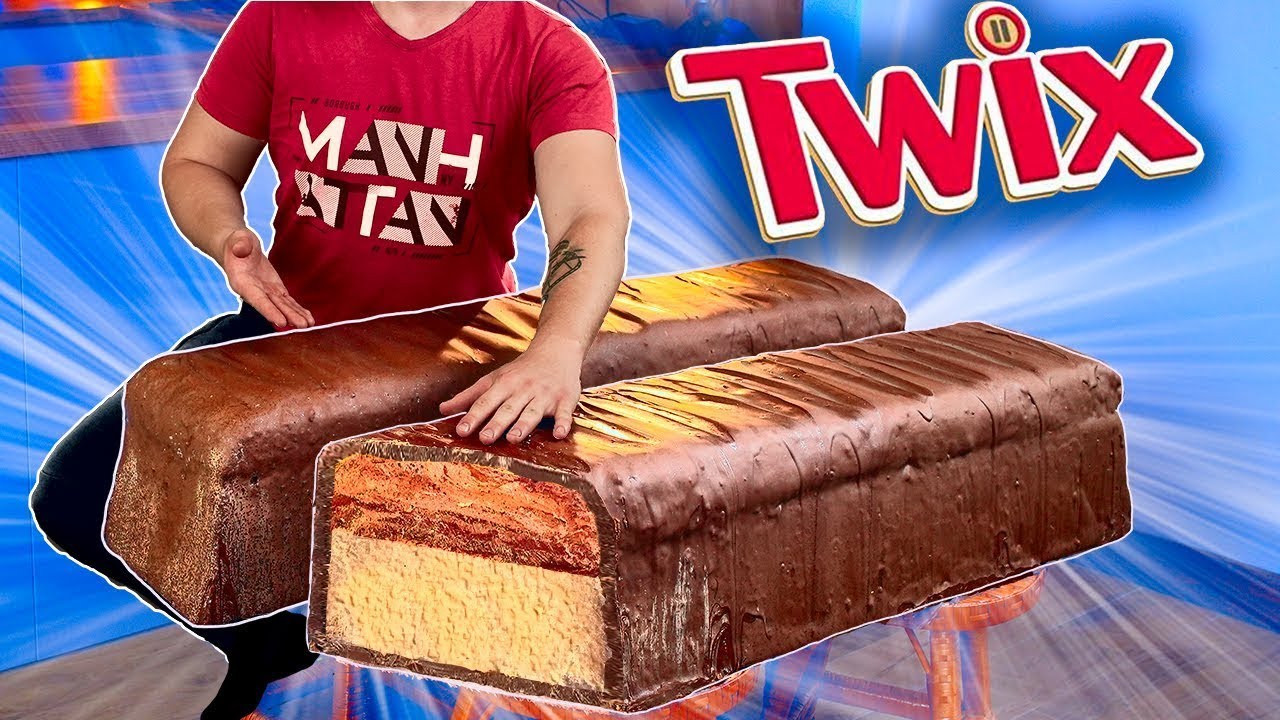 Giant Twix | How to Make The World’s Largest DIY Twix by VANZAI COOKING ...