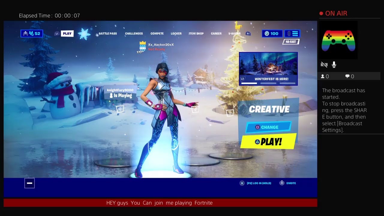 Gameplay of Fortnite 2 PS4 - YouTube