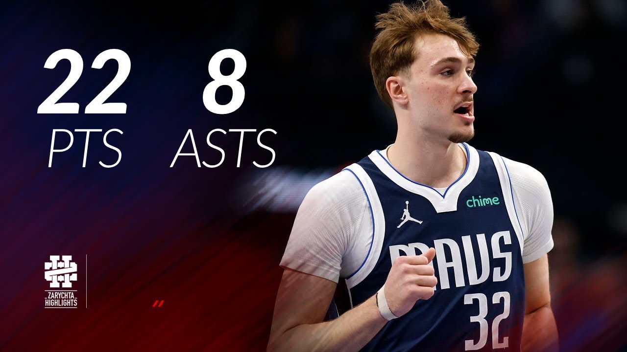 Cooper Flagg 22 pts 8 asts vs Nets 25/26 season - YouTube